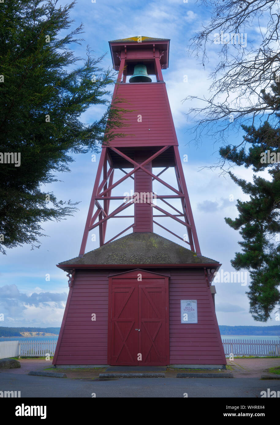 The Victoria Seaport of Port Towsend in Washington State Stock Photo ...