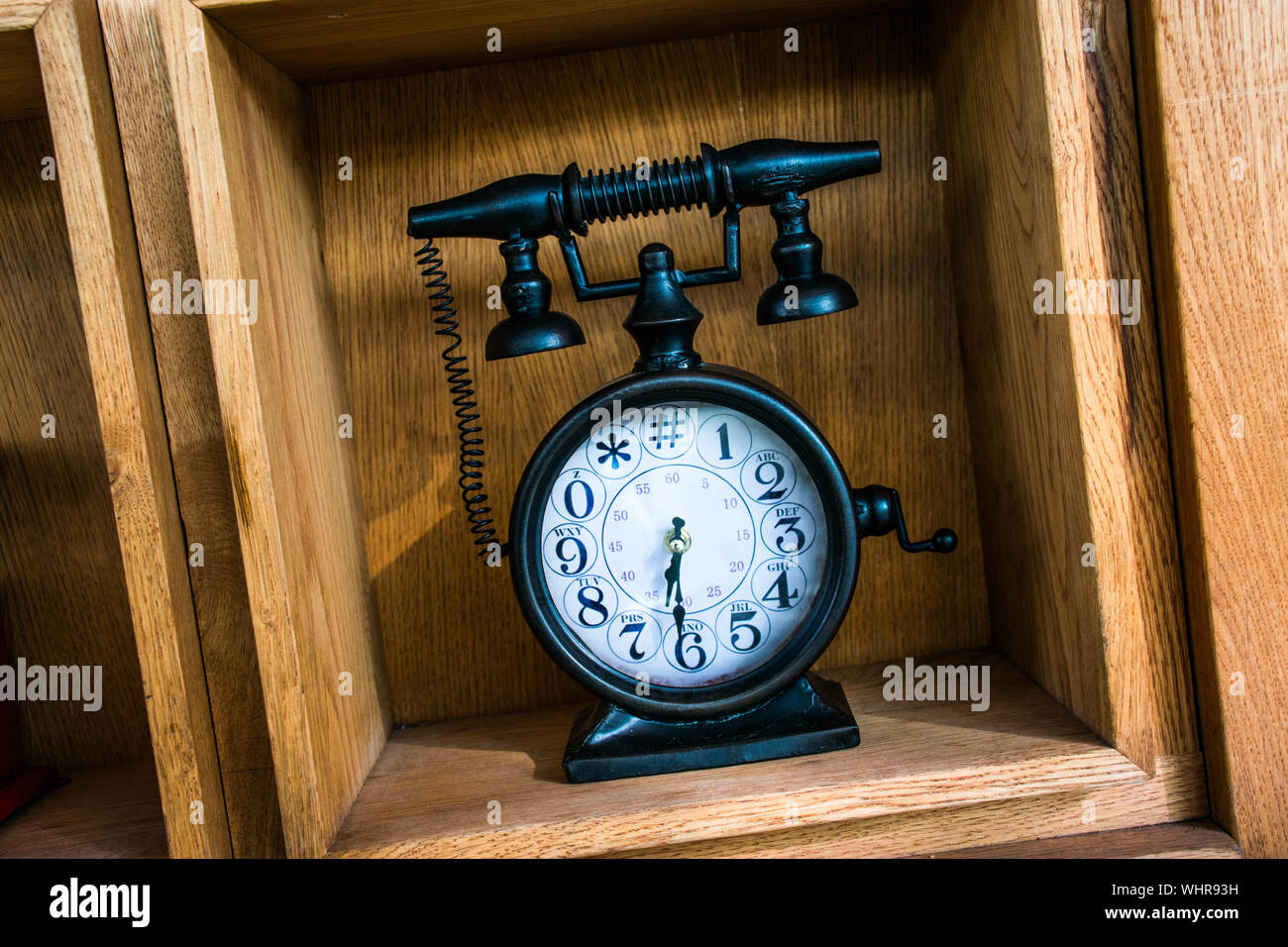 Telephone clock hi-res stock photography and images - Alamy
