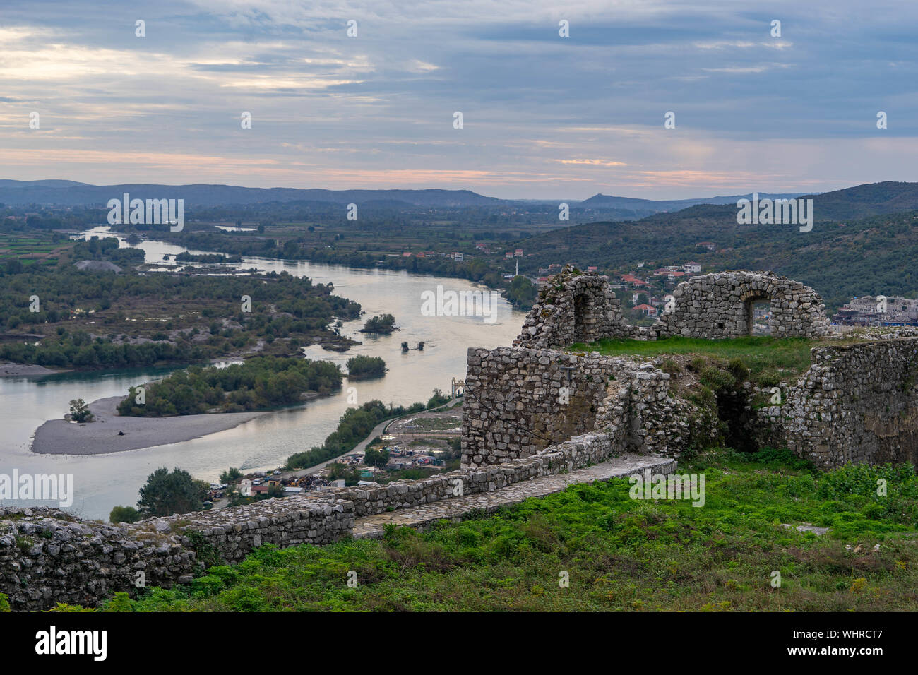 The Ancient Rozafa Castle in Shkoder Albania Stock Photo - Alamy