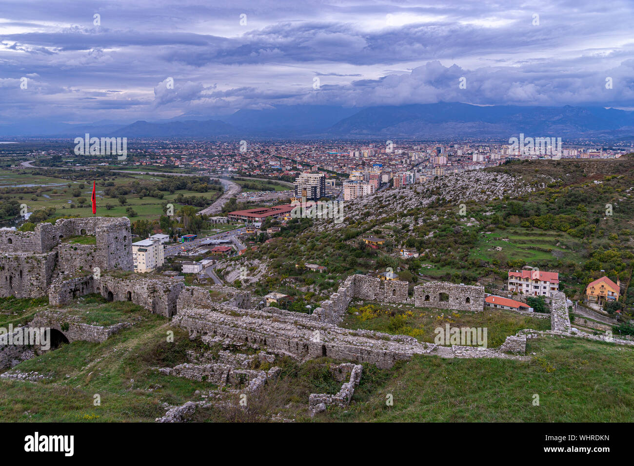 The Ancient Rozafa Castle in Shkoder Albania Stock Photo - Alamy