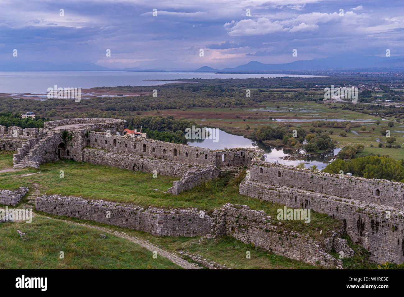 The Ancient Rozafa Castle in Shkoder Albania Stock Photo - Alamy