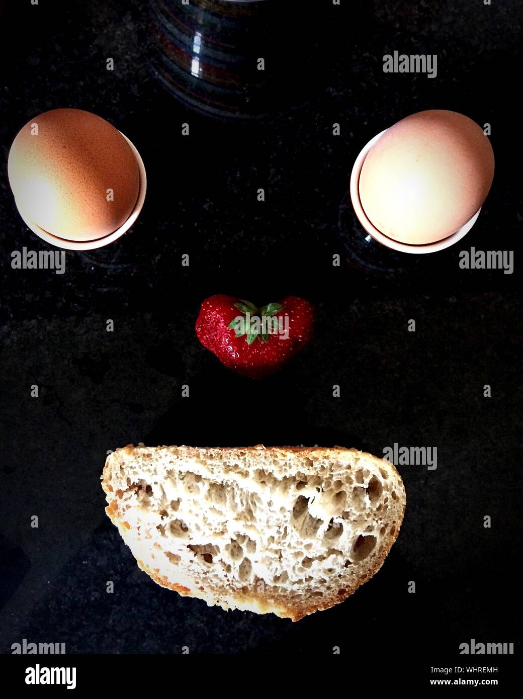 Human face in food hi-res stock photography and images - Alamy