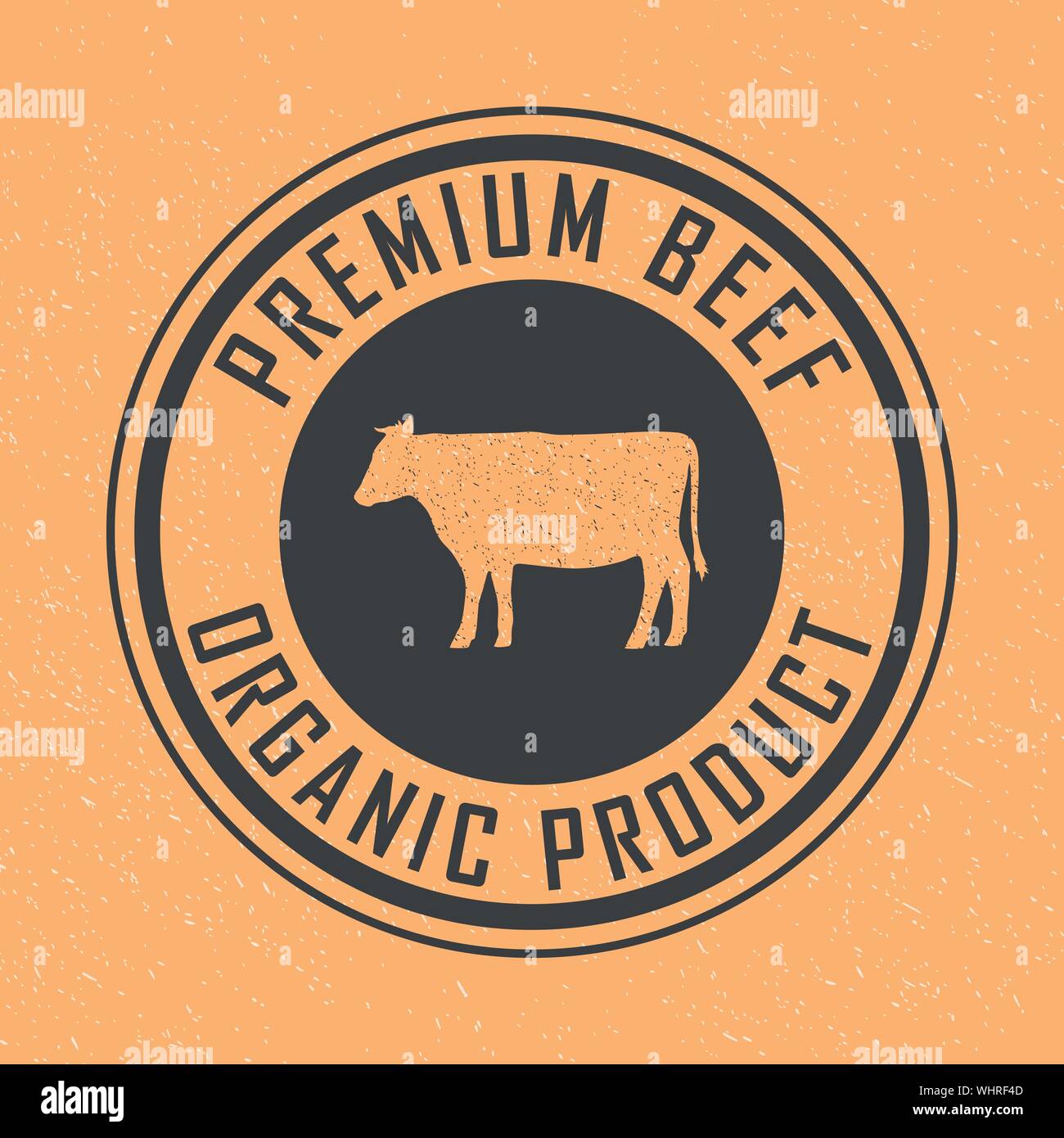 Premium beef logo. Labels, badges and design elements. Retro style ...