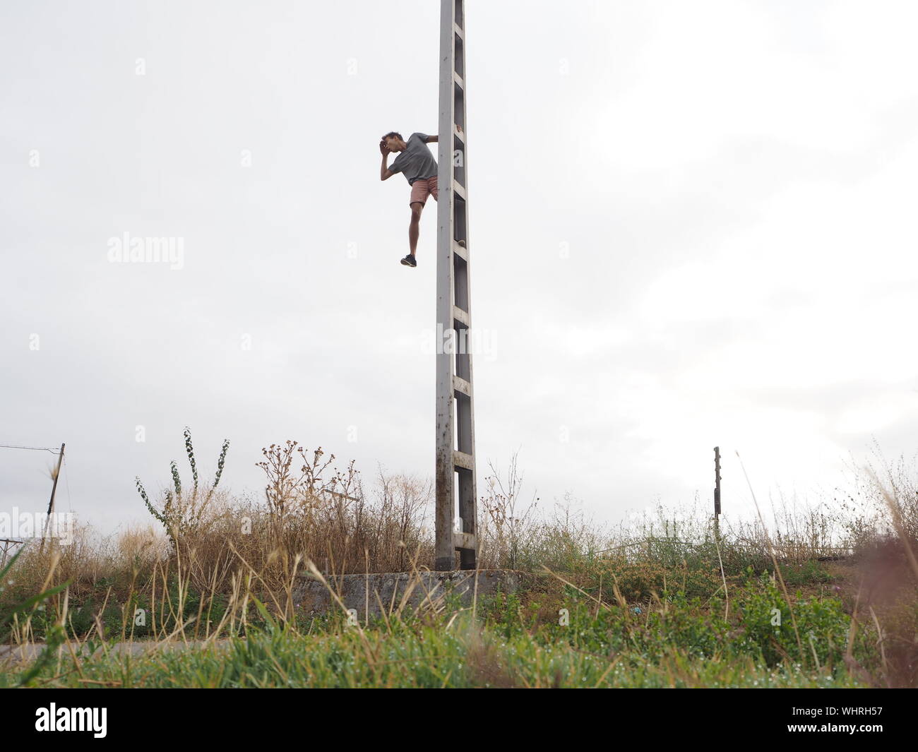 Sky ladder hi-res stock photography and images - Alamy