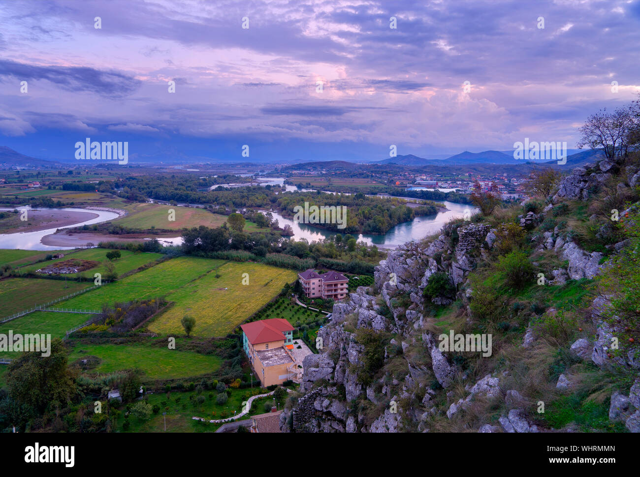The Ancient Rozafa Castle in Shkoder Albania Stock Photo - Alamy