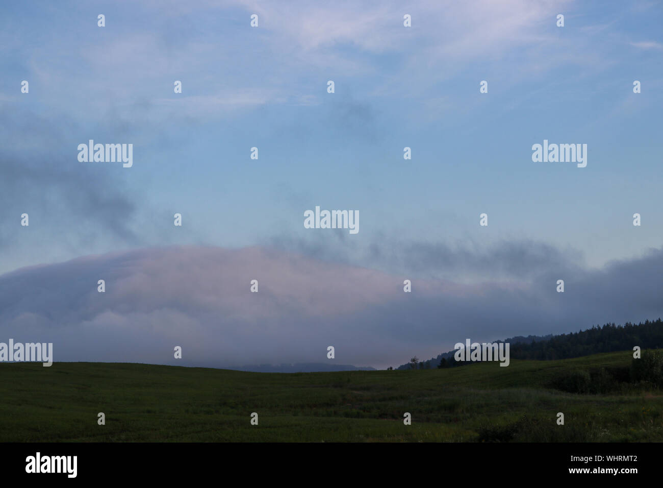 Sky meets land Stock Photo - Alamy