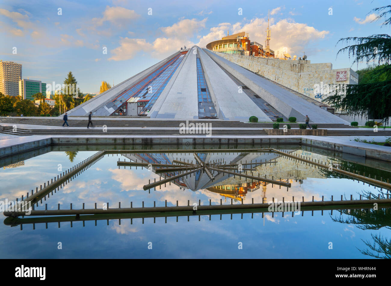 The Uniquely Strange Pyramid of Tirana, Albania Stock Photo - Alamy