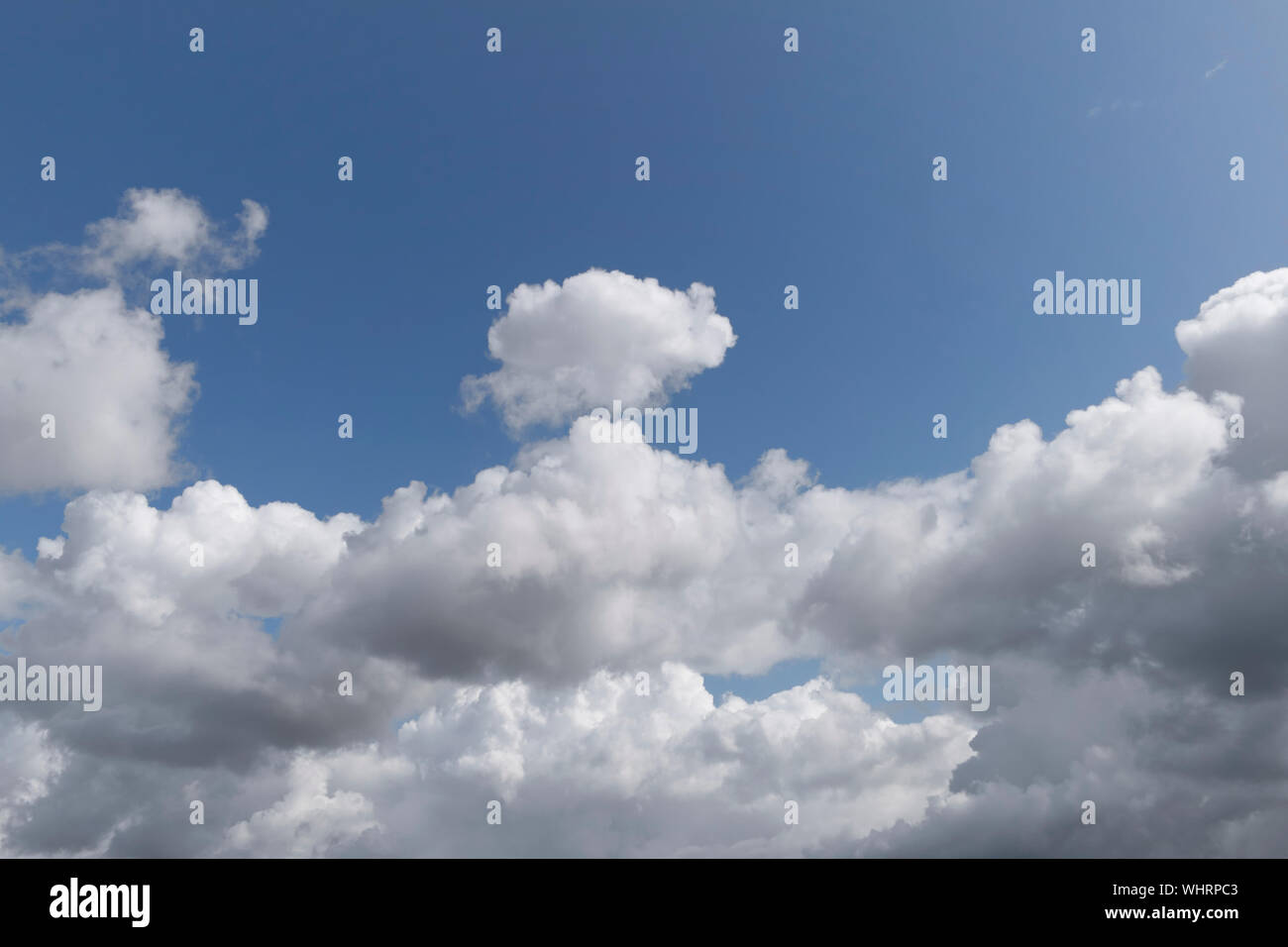 Blue sky. Autumn clouds. Sky background Stock Photo - Alamy