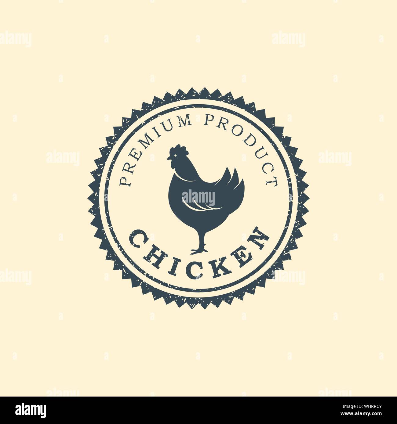 Premium chicken logo. Labels, badges and design elements. Retro style ...