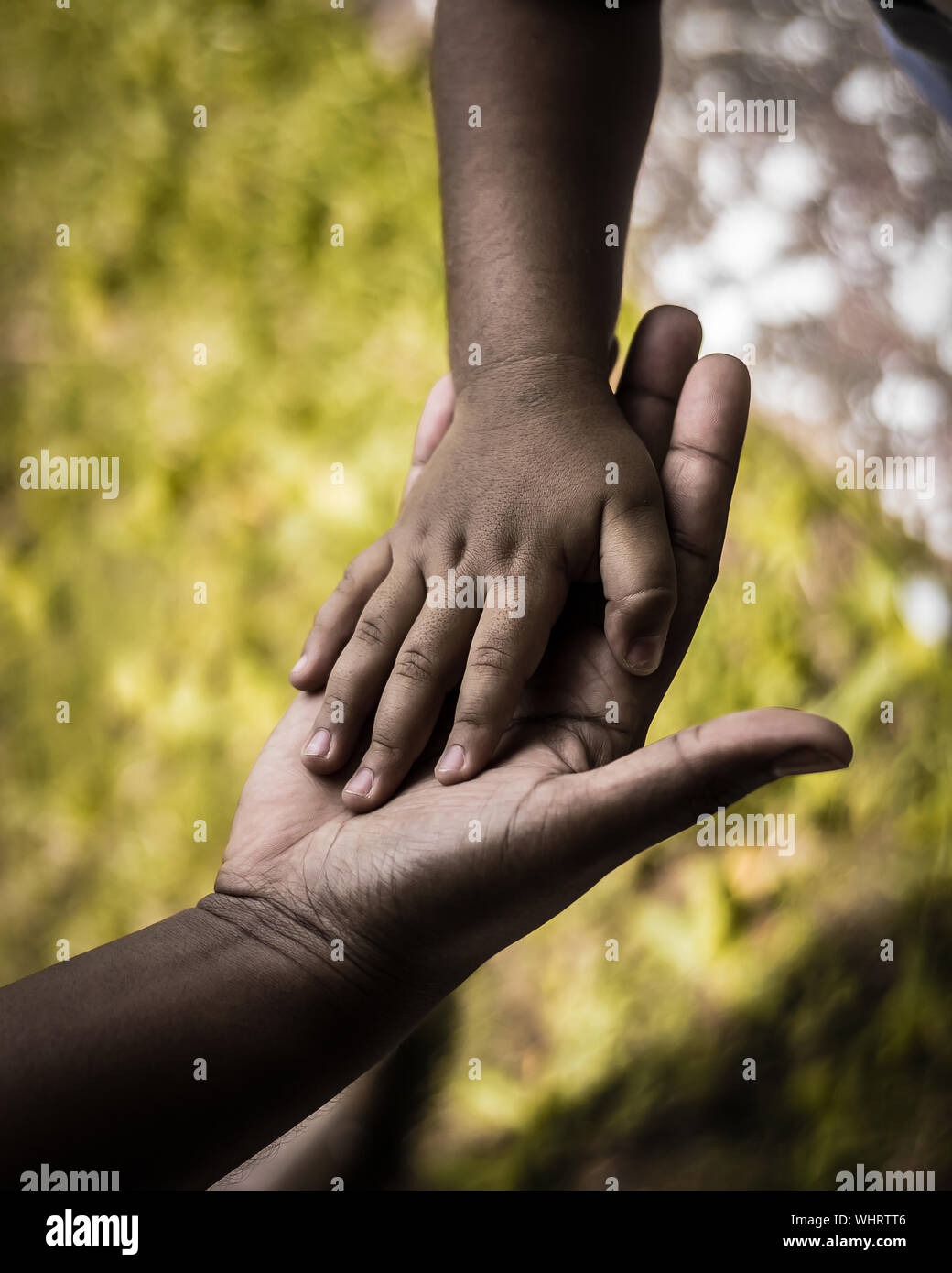 Touching child skin hi-res stock photography and images - Alamy