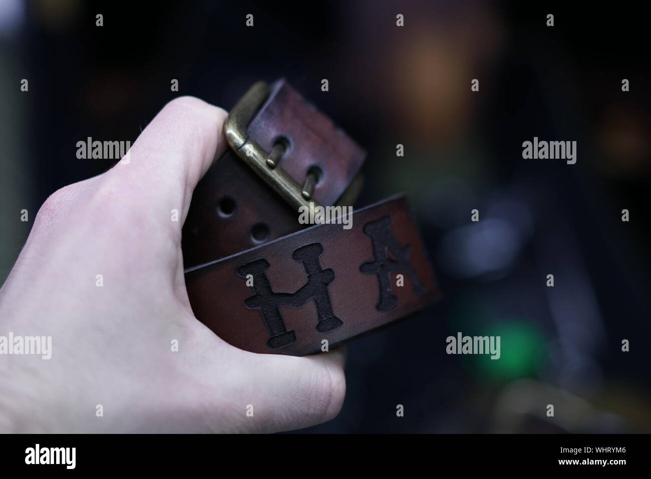 Hand Holding Belt High Resolution Stock Photography and Images - Alamy