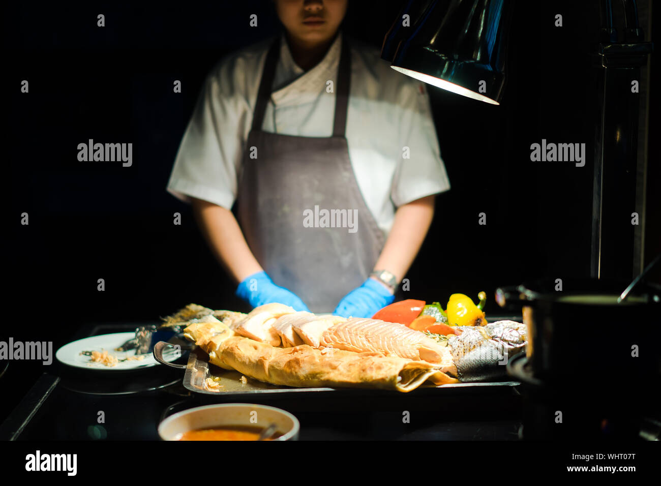 Dark kitchen hi-res stock photography and images - Alamy