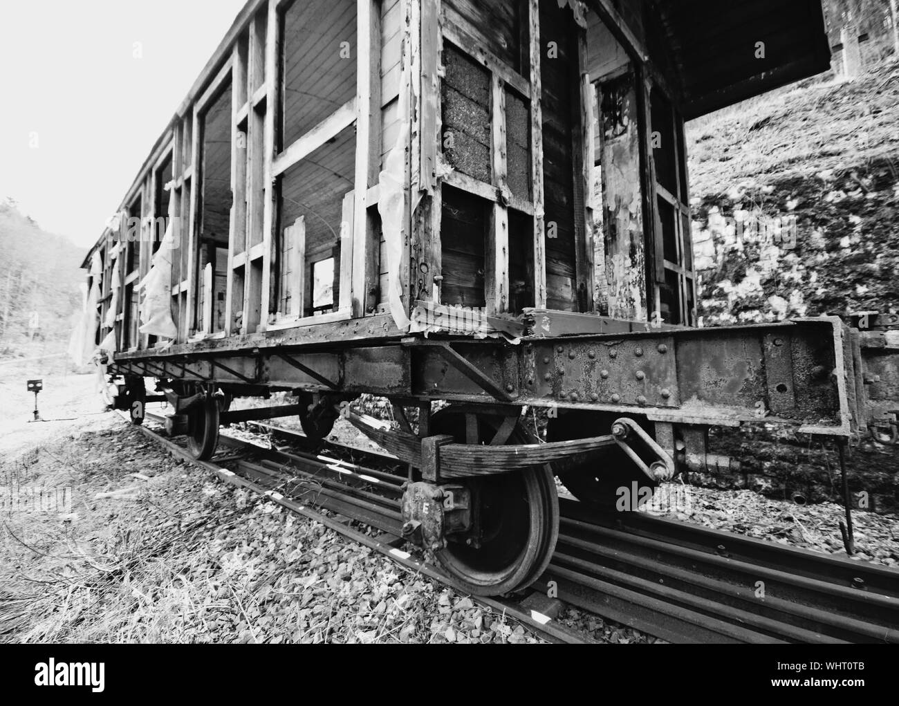 Abandoned Train Carriage High Resolution Stock Photography and Images ...