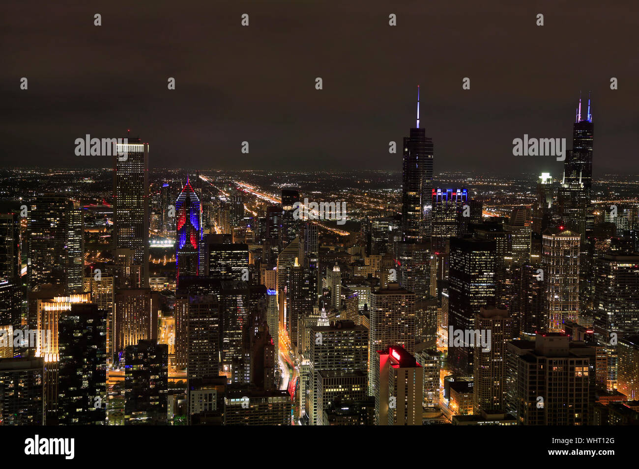 Aerial view of chicago hi-res stock photography and images - Alamy