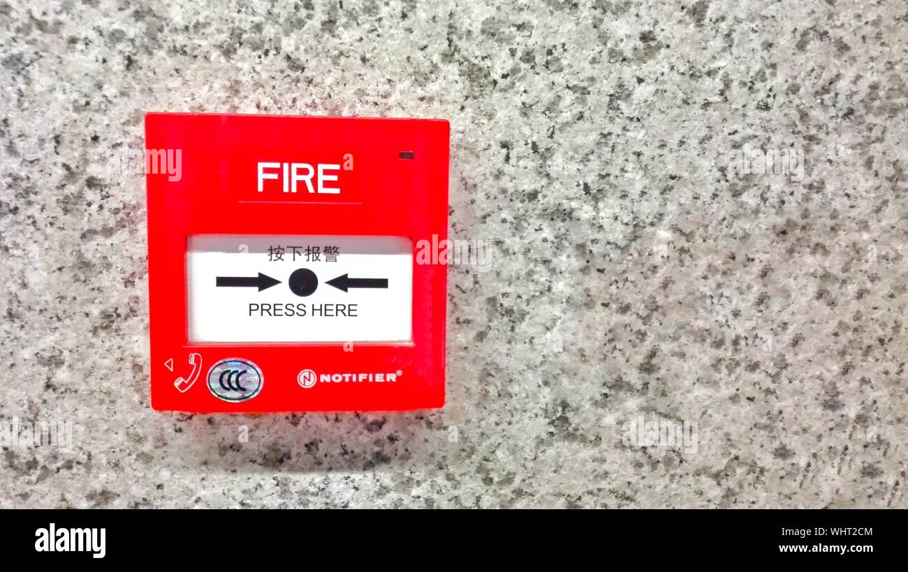 Close Up On Fire Alarm High Resolution Stock Photography and Images - Alamy