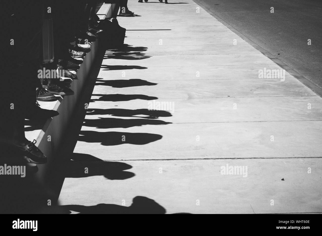Shadows on pavement hi-res stock photography and images - Alamy