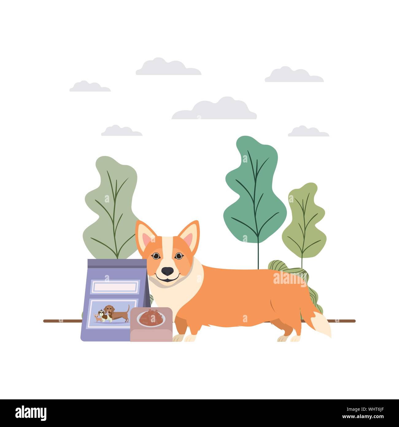 Pedigree dog food on Stock Vector Images - Alamy