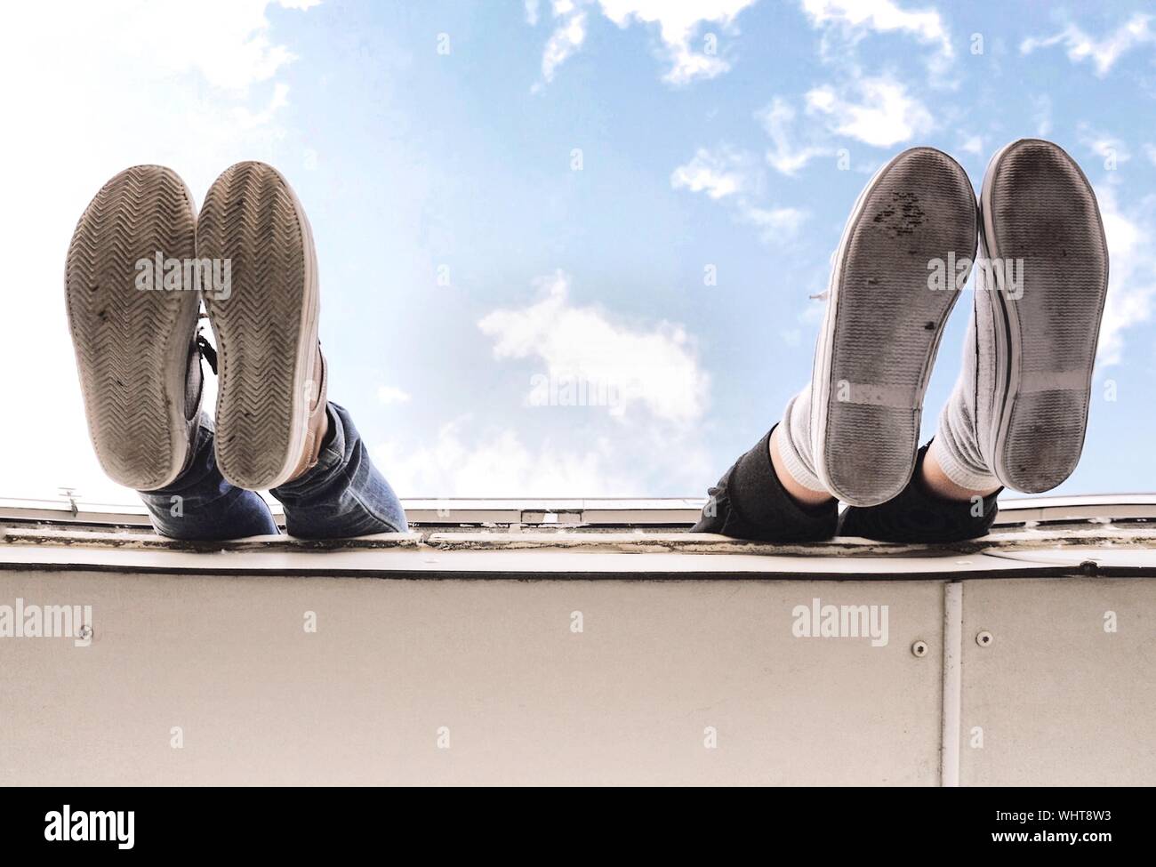 Shoe dangling hi-res stock photography and images - Alamy