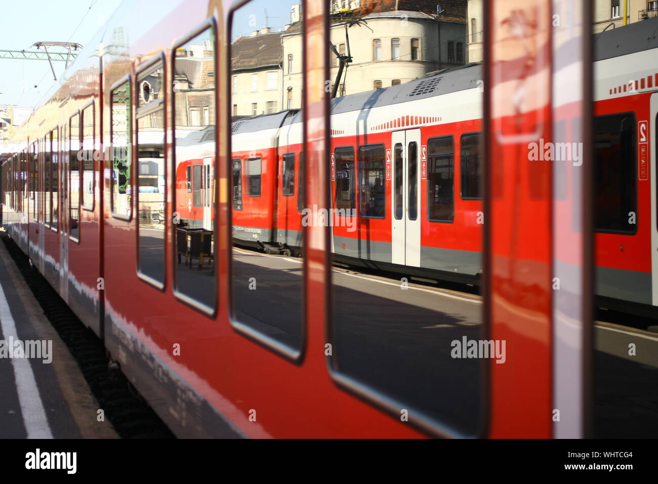 Reflection on the rail hi-res stock photography and images - Alamy