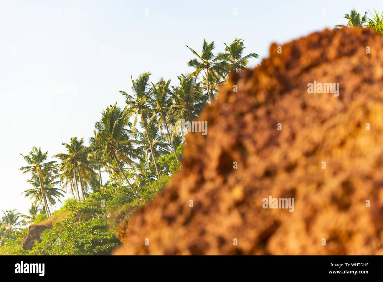 Stunning view sunrise on varkala hi-res stock photography and images ...