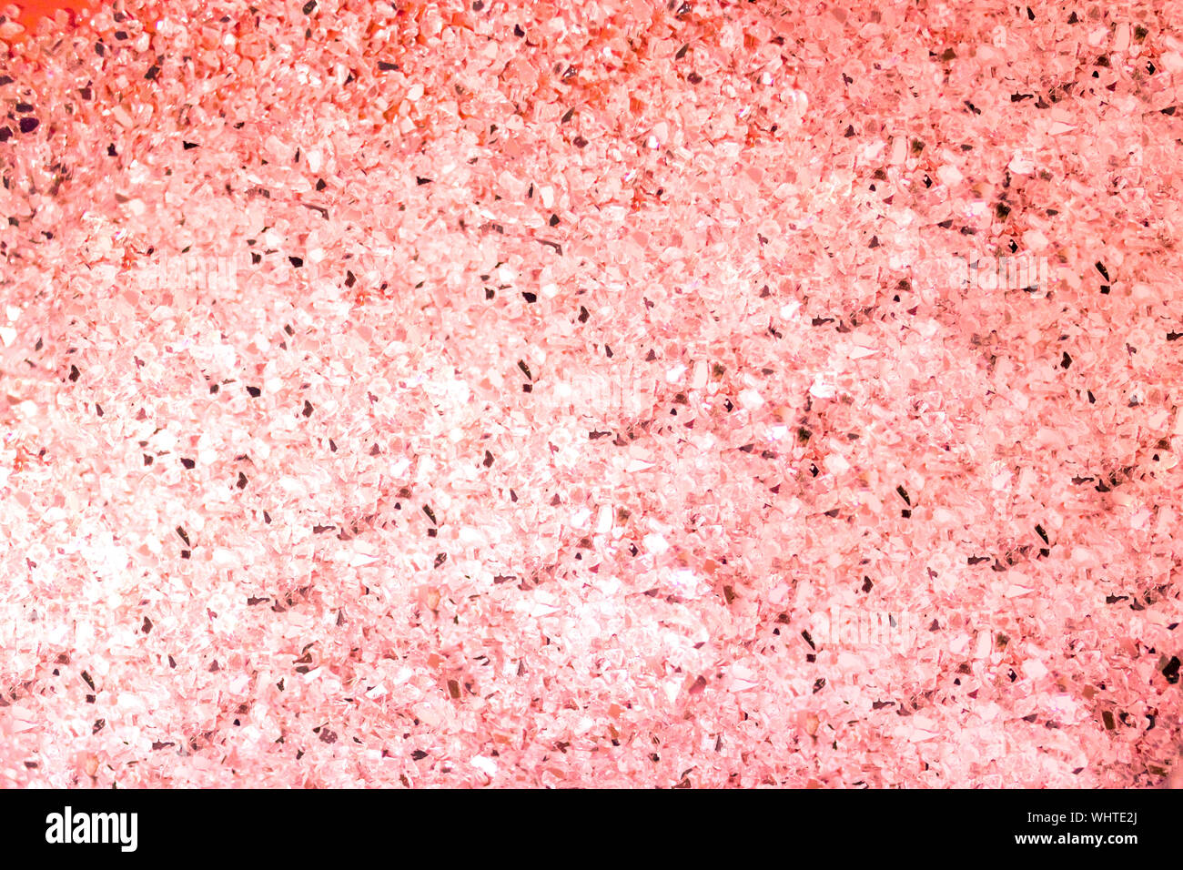 Abstract background pink coral crystal, top view, copy space Stock ...