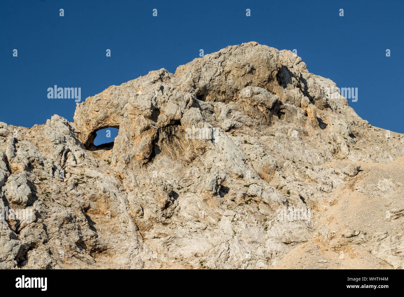 Natural window in distance Stock Photo - Alamy
