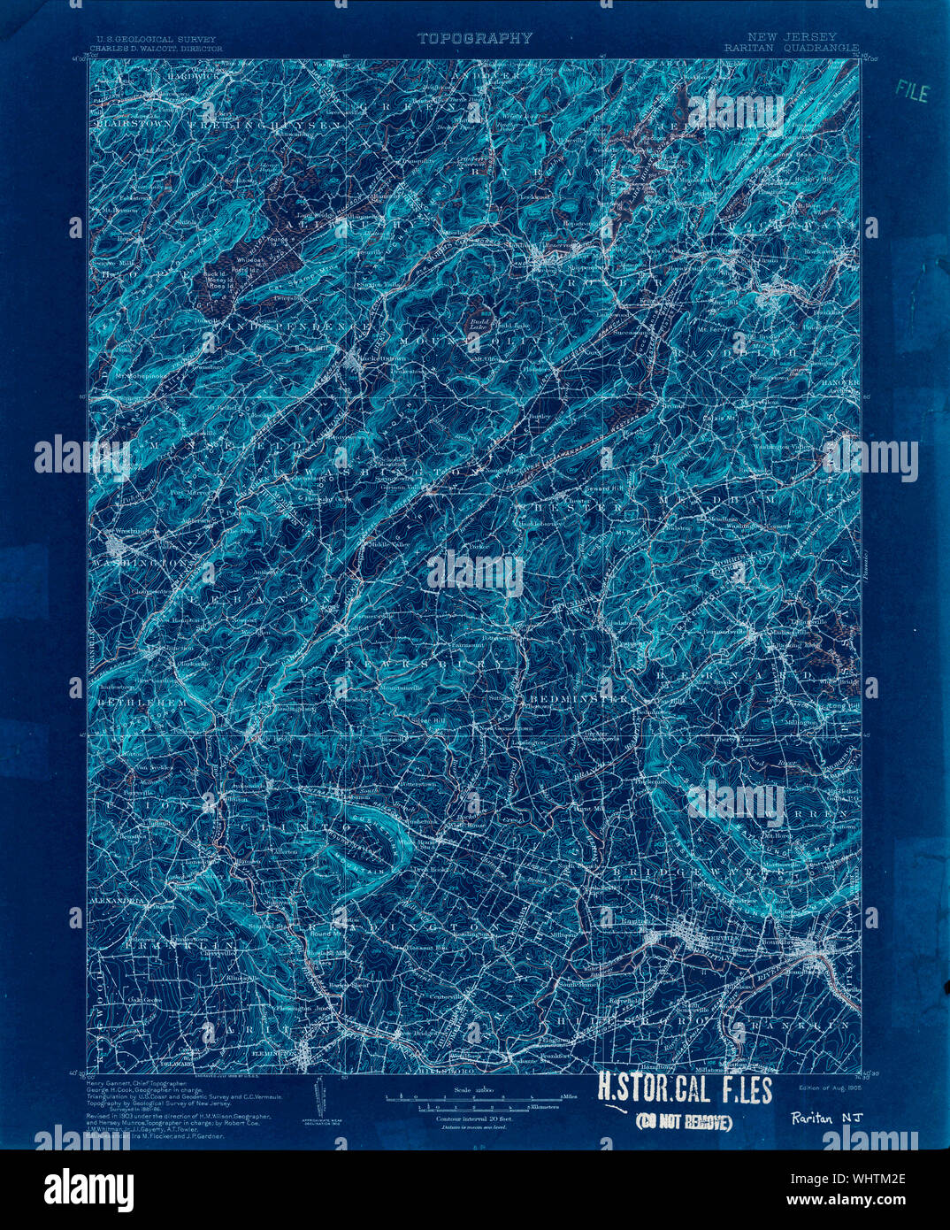 Map of raritan new jersey hi-res stock photography and images - Alamy