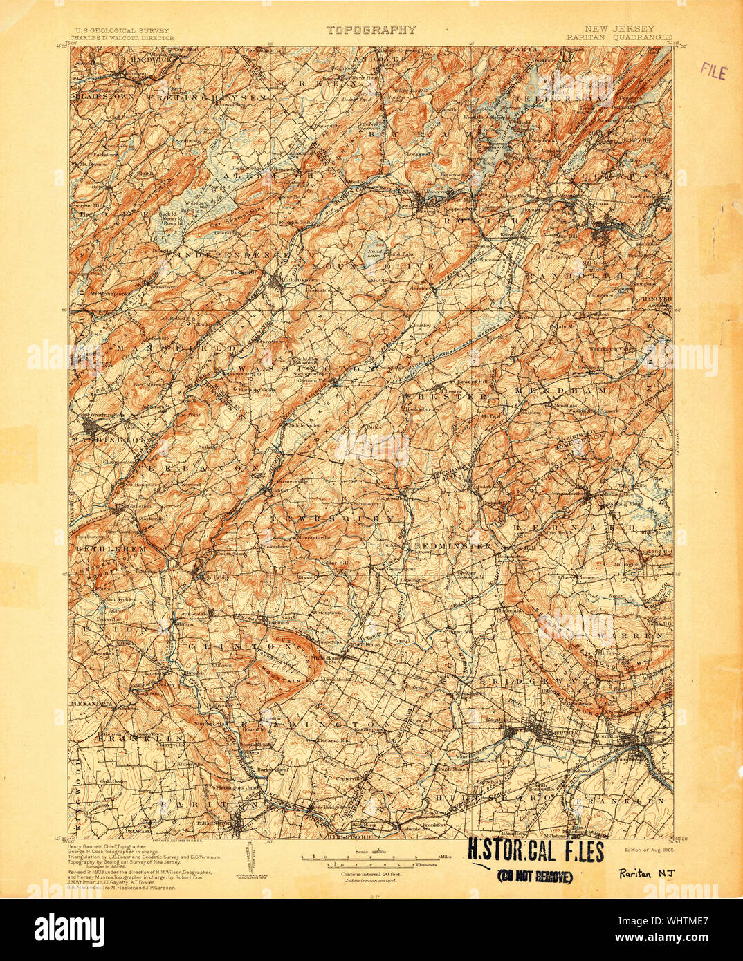 Map of raritan new jersey hi-res stock photography and images - Alamy