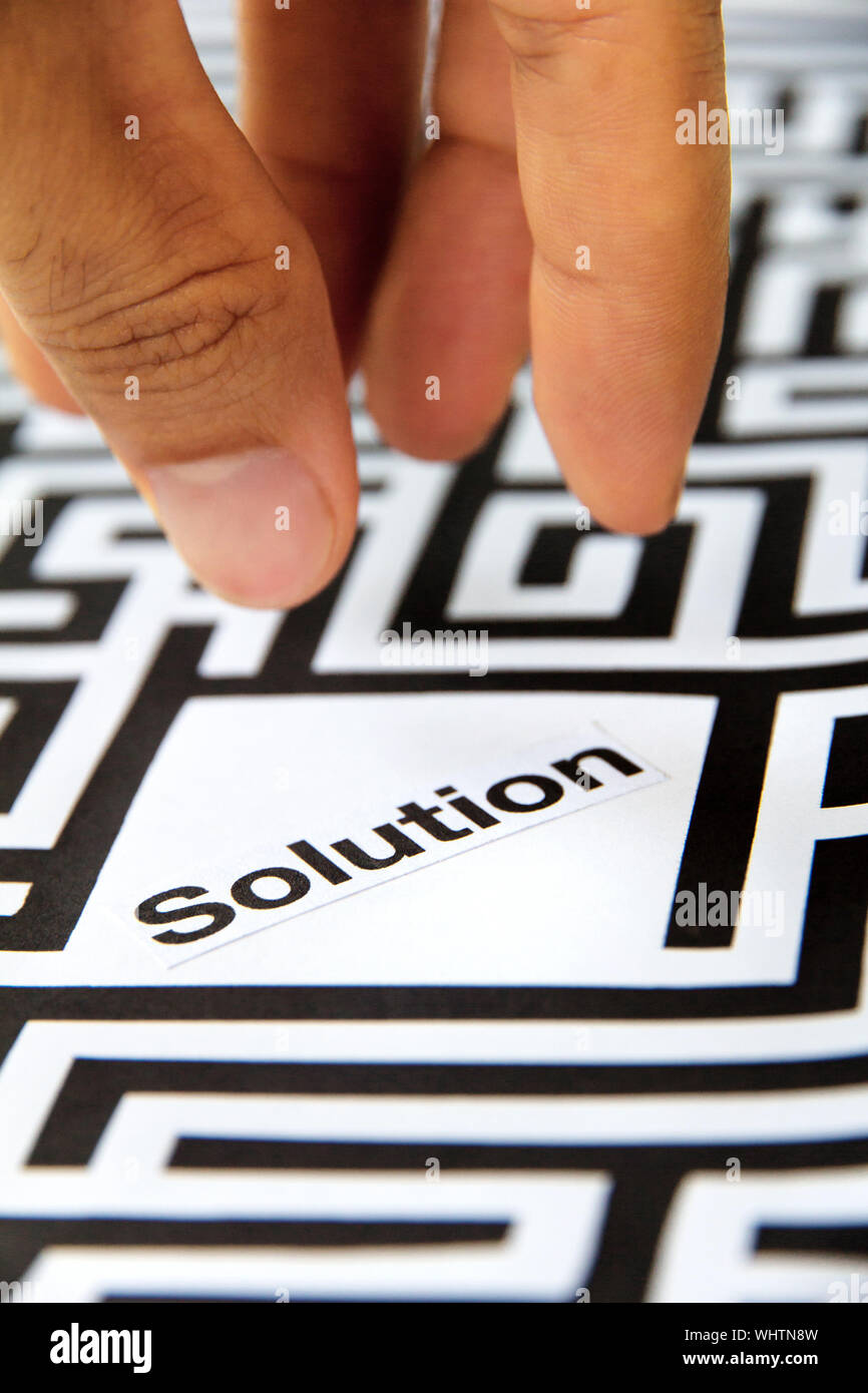 Finger maze hi-res stock photography and images - Alamy