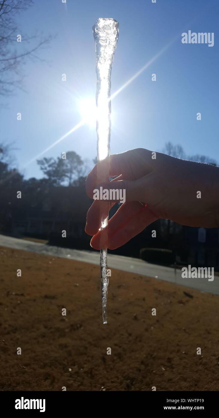 Cold icicle person hi-res stock photography and images - Alamy
