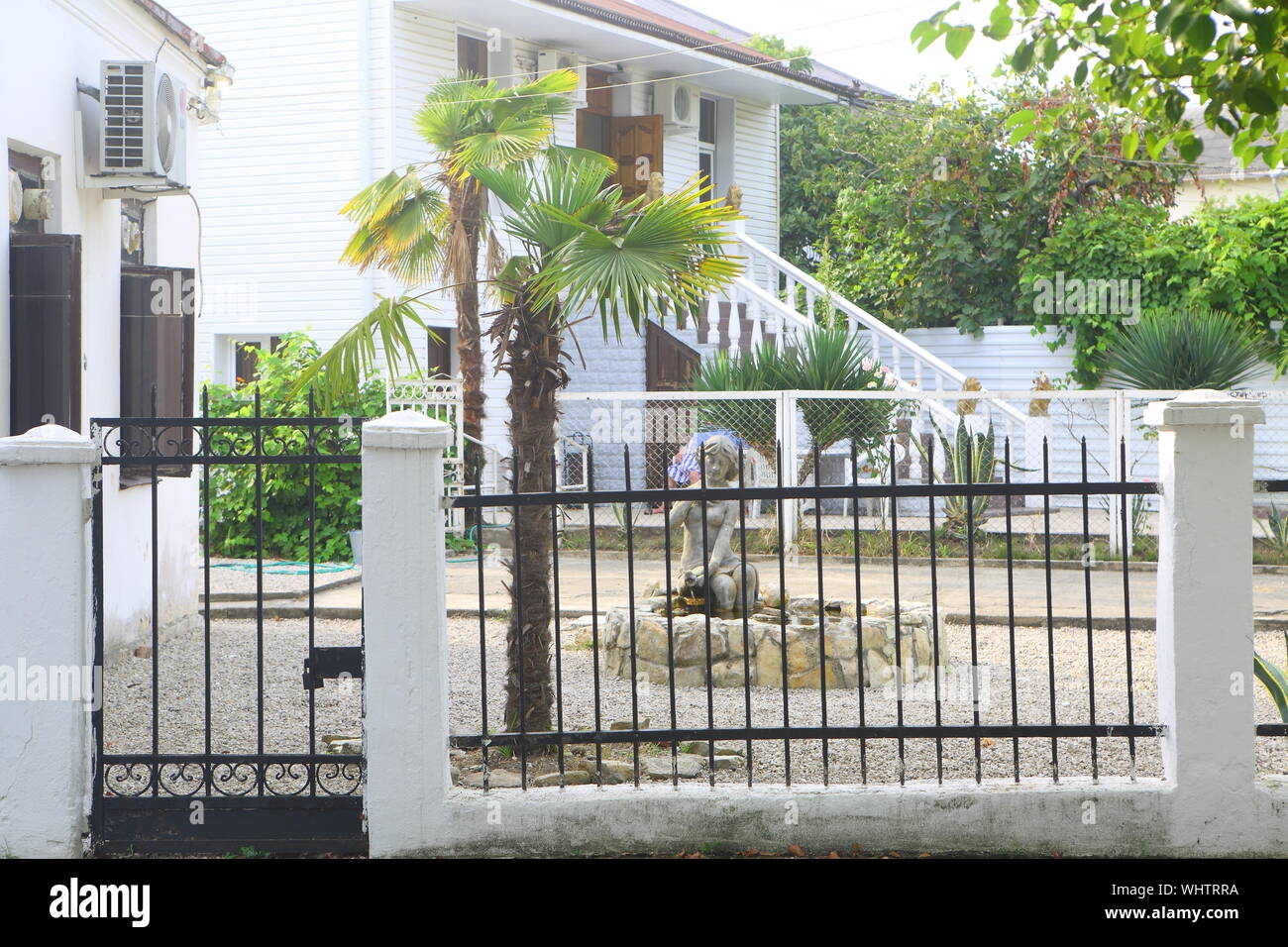 Sukhum. House on the waterfront Stock Photo - Alamy