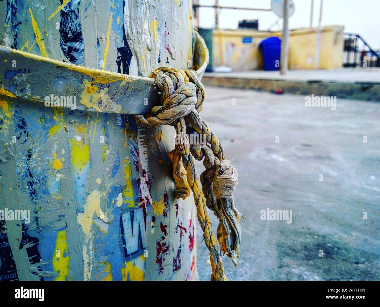 Rope pole not fence hi-res stock photography and images - Alamy