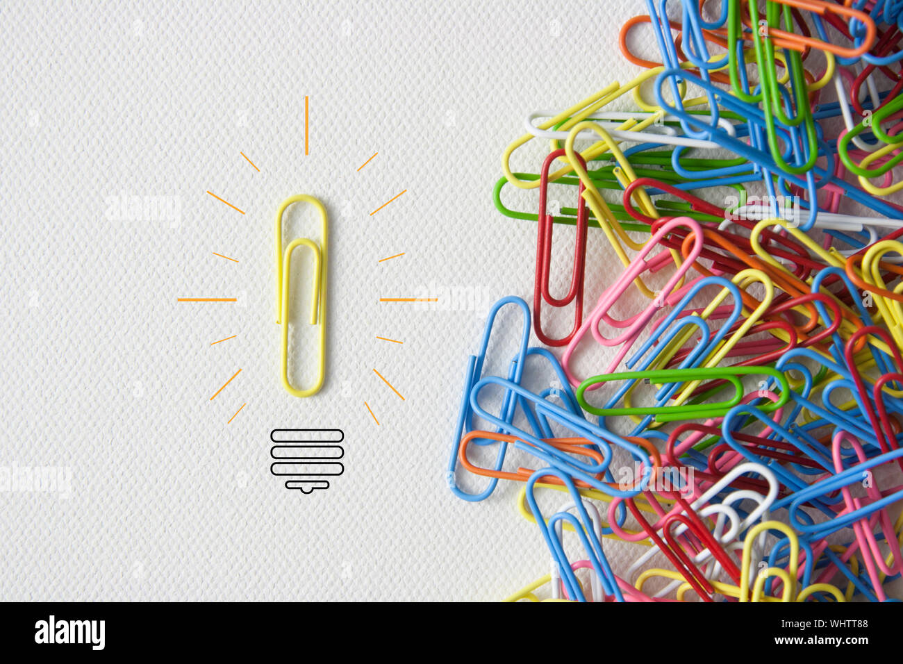 Independent thinker concept and new leadership concept or individuality ...