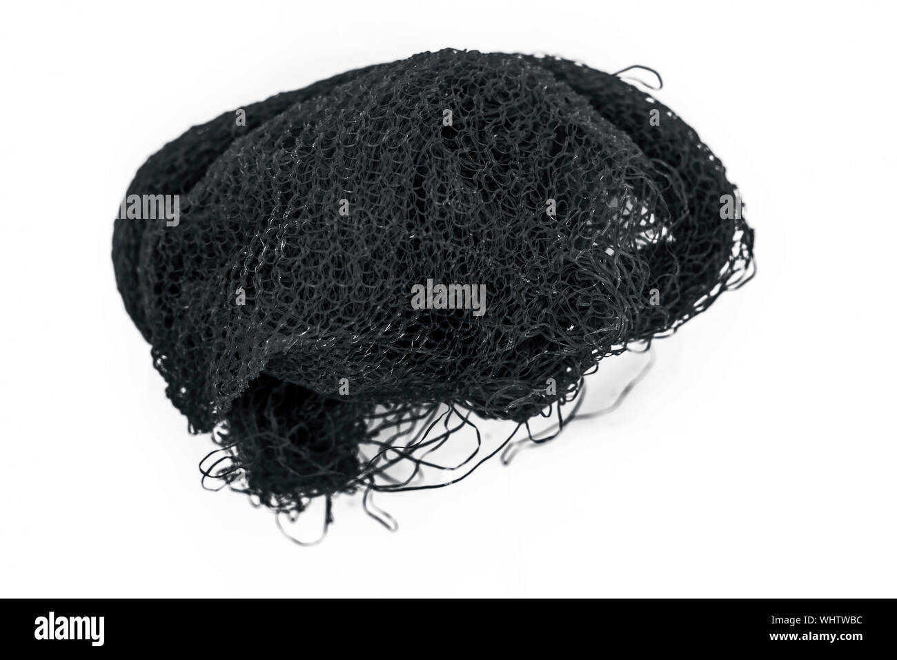 Red colored plastic scrub or scrubber used to clean vessels or utensils ...