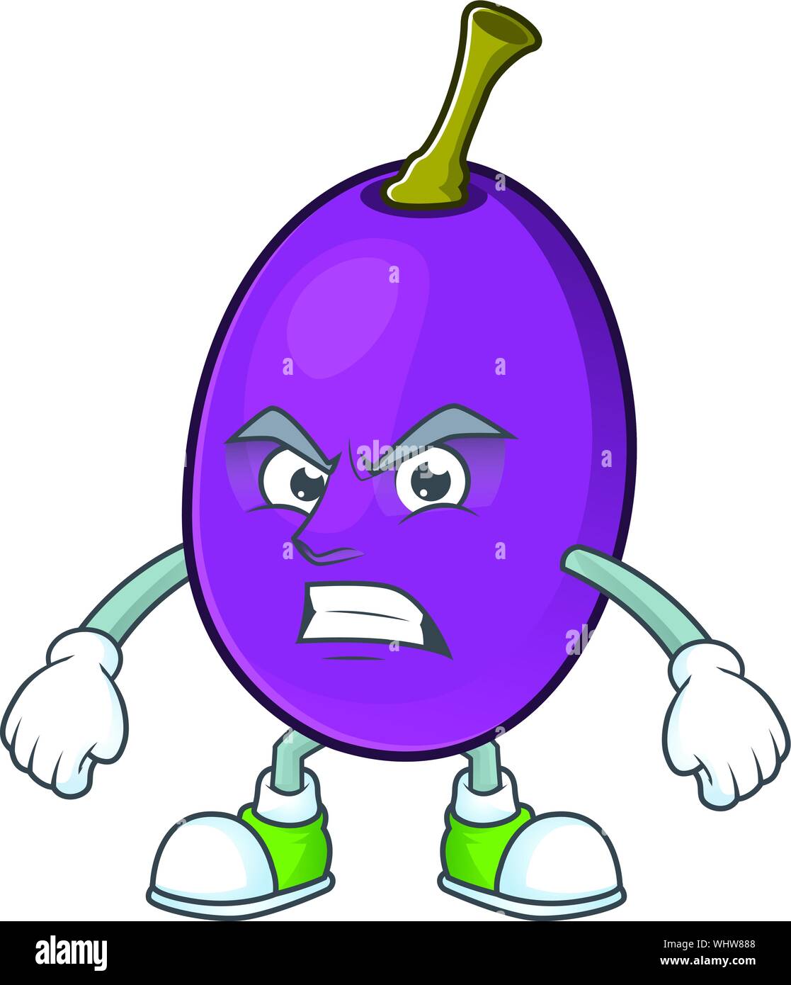 Scream winne fruit with mascot for beverage Stock Vector Image & Art ...