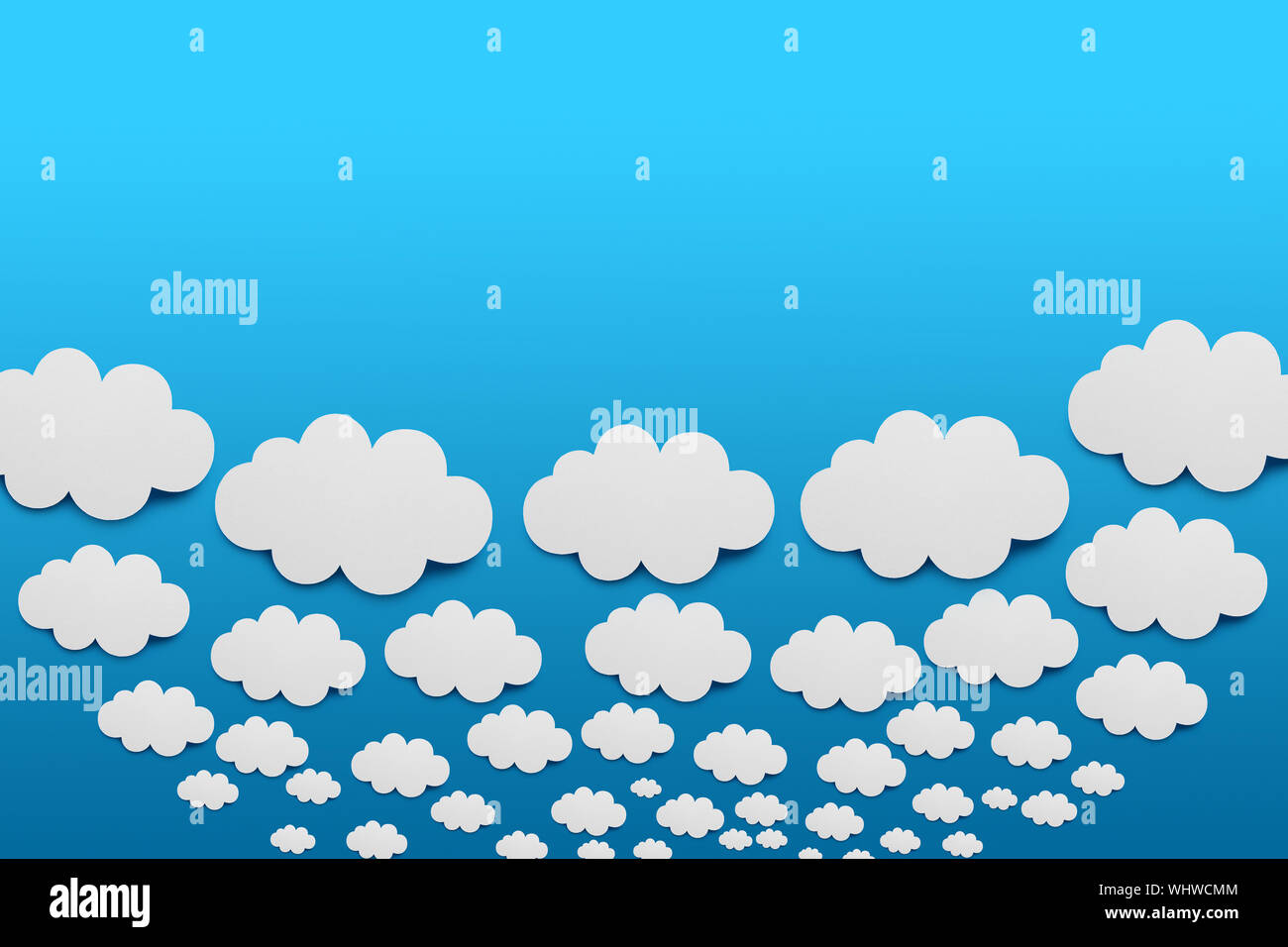 Paper clouds hi-res stock photography and images - Alamy