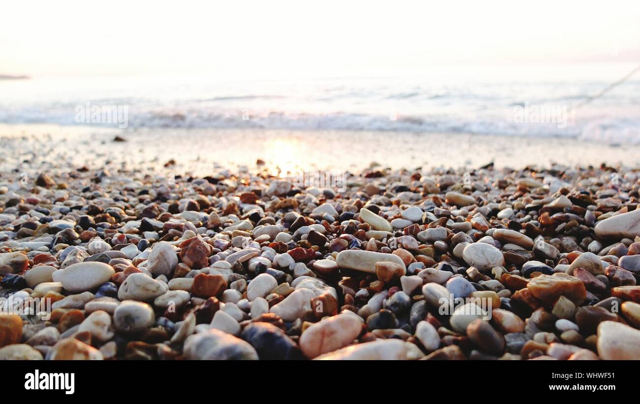 Pebbles beach sunset hi-res stock photography and images - Alamy