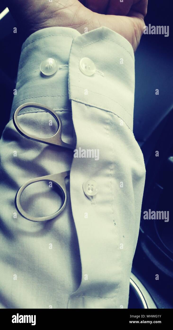 Man with scissors hi-res stock photography and images - Alamy