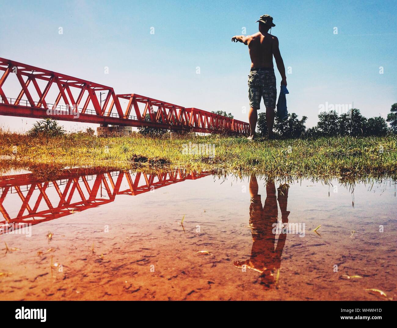 Landscape with reflection in water hi-res stock photography and images ...