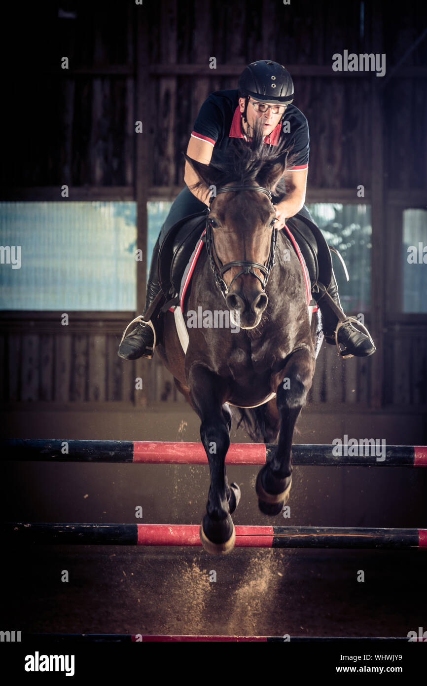Man Horseback Riding High Resolution Stock Photography and Images - Alamy