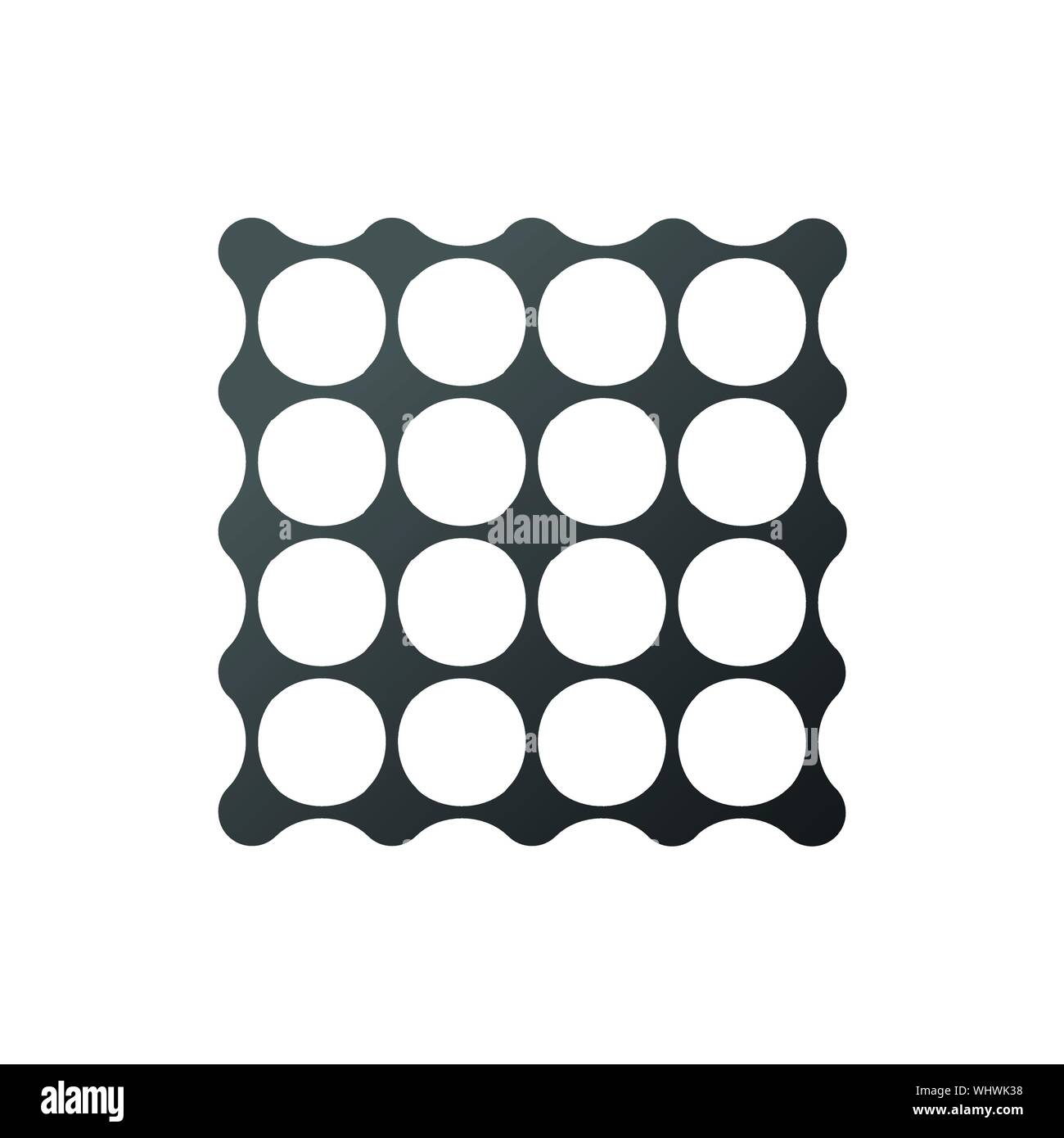 Tech Connect Circuit Dots Circles Spheres Square Logo Brand Symbol ...