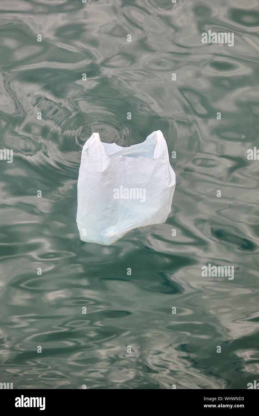 Plastic Bag In Ocean