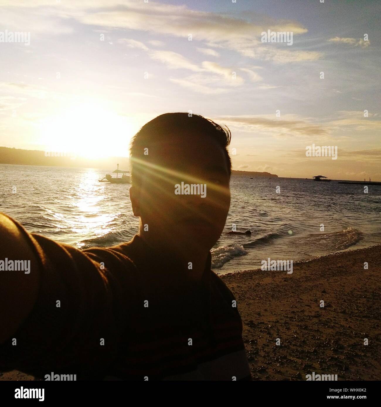 Reflection man face water hi-res stock photography and images - Alamy