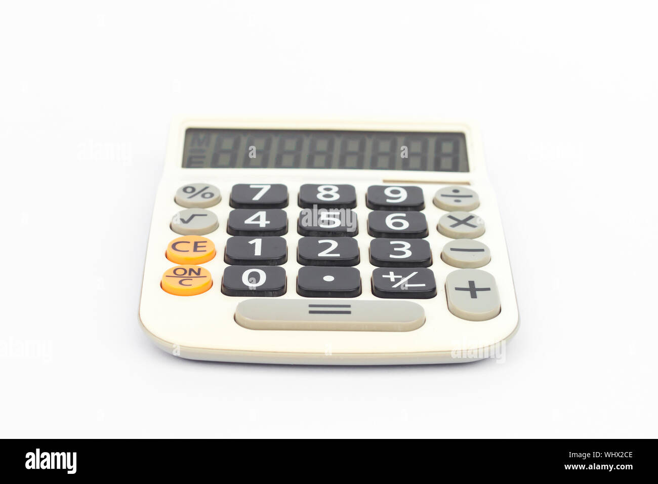 Close up calculator Cut Out Stock Images & Pictures - Alamy