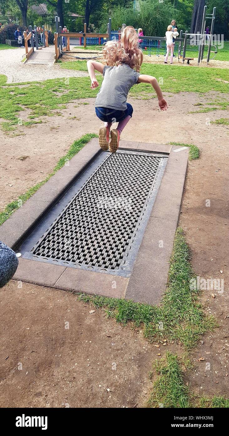 Jumping ground hi-res stock photography and images - Alamy