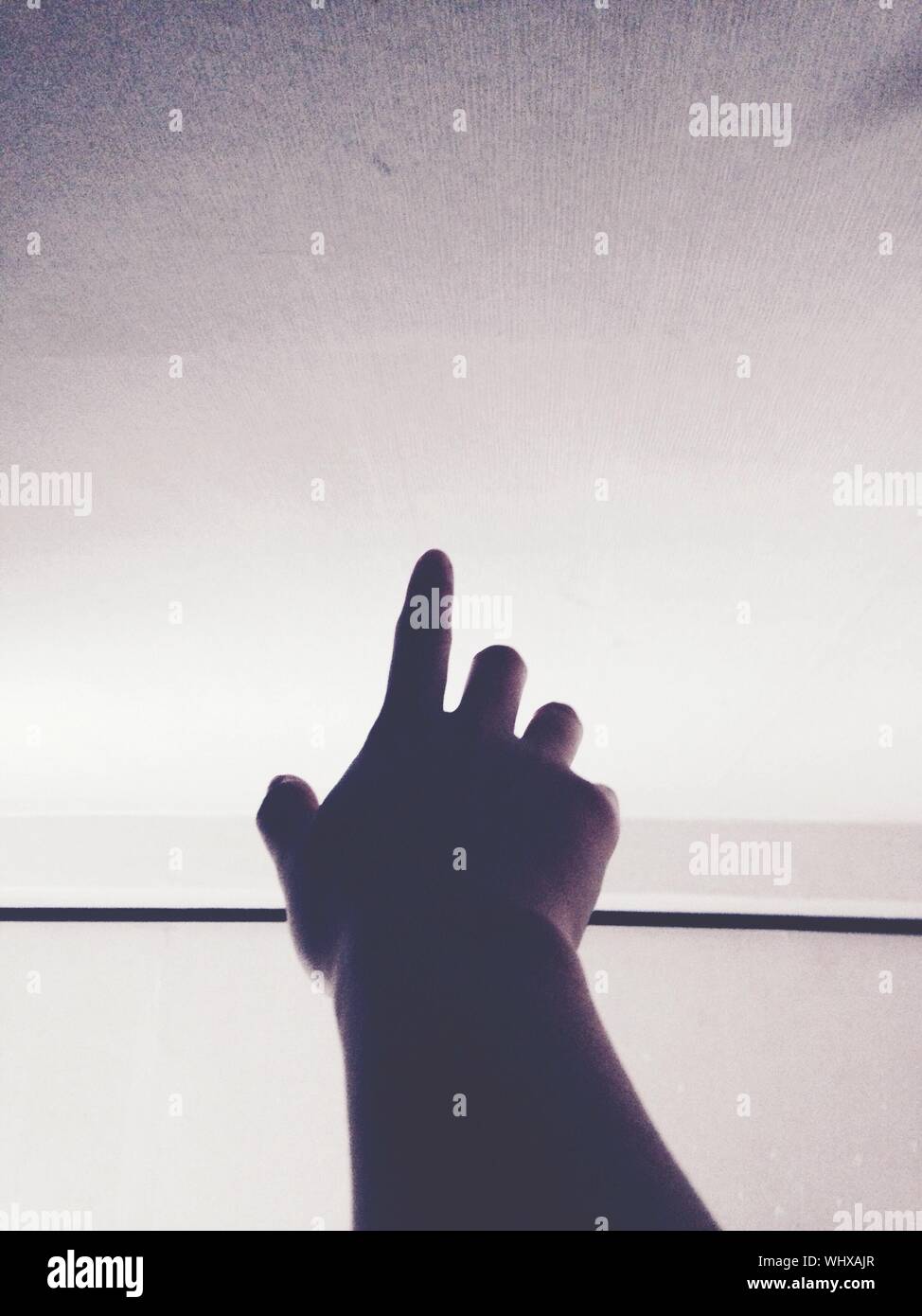 Hand reaching for railing hi-res stock photography and images - Alamy