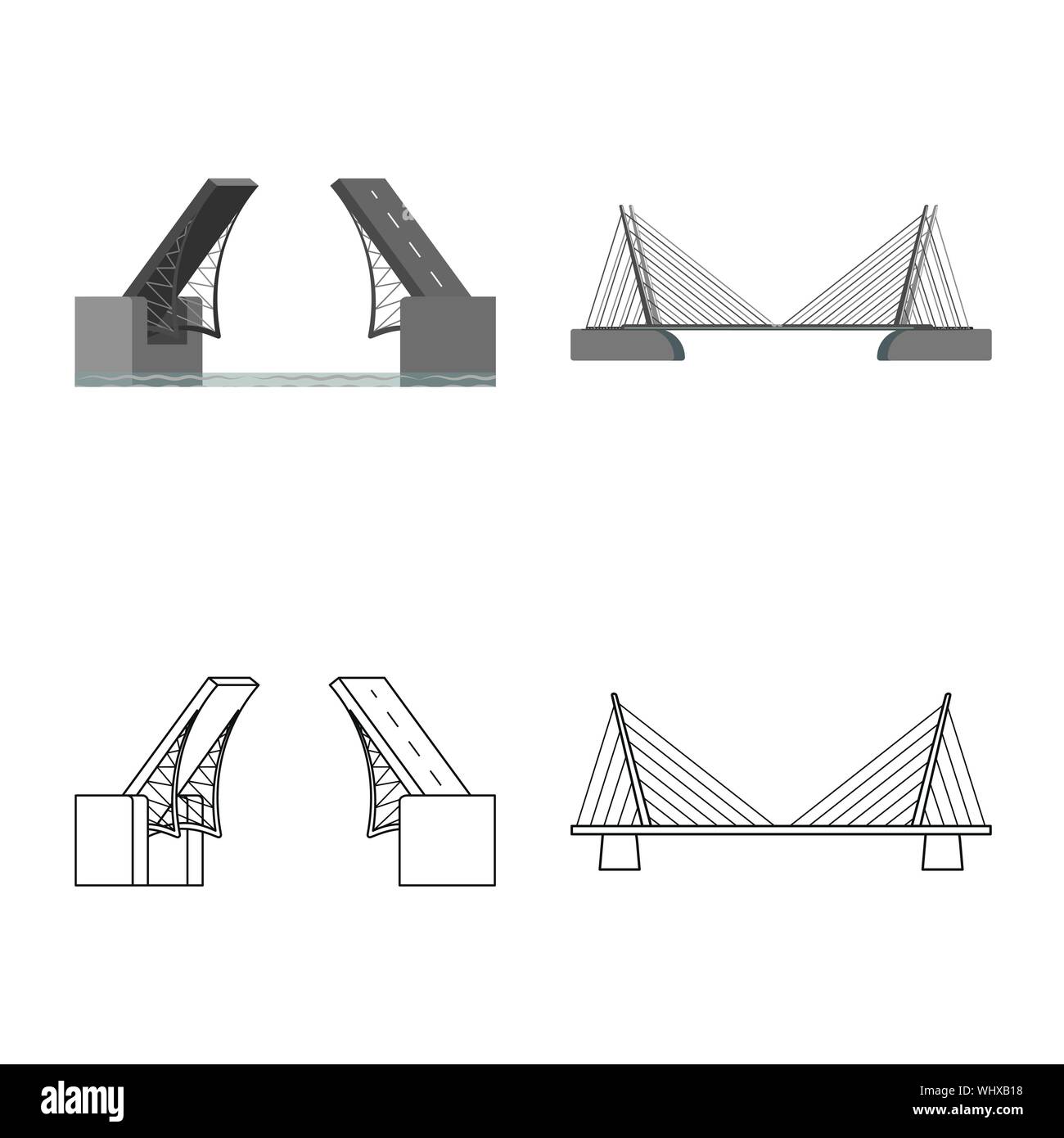 Isolated Object Of Connection And Design Logo Set Of Connection And