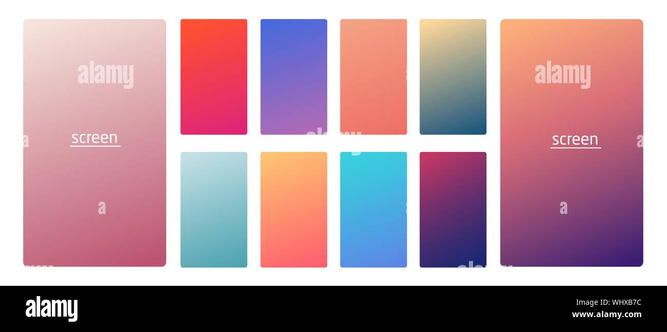 Vibrant and smooth gradient soft colors for devices, pc s and modern ...