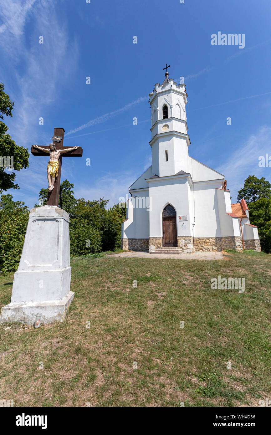 Calvary hill in Magyarpolany, Hungary Stock Photo - Alamy
