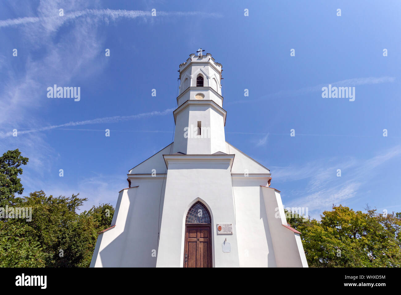 Calvary hill in Magyarpolany, Hungary Stock Photo - Alamy
